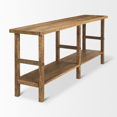 Loon Peak® Gressett 76.75" Solid Wood Console Table | Wayfair